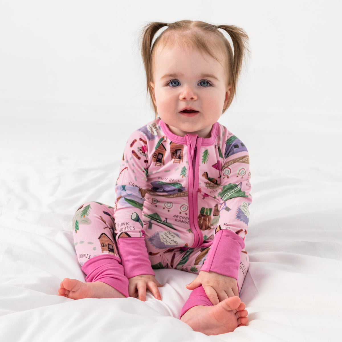 Pink Camp Sleepies Zippy – Little Sleepies