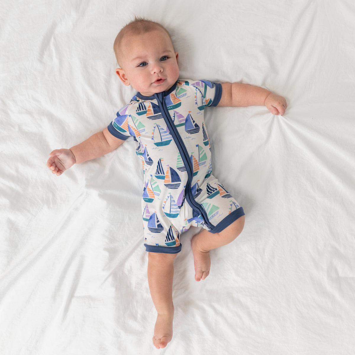 Seas The Day Shorty Zippy – Little Sleepies