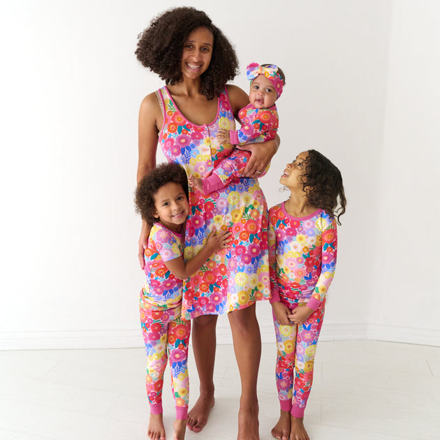 Floral Girls Clothes | New Little Sleepies | Sleep & Play