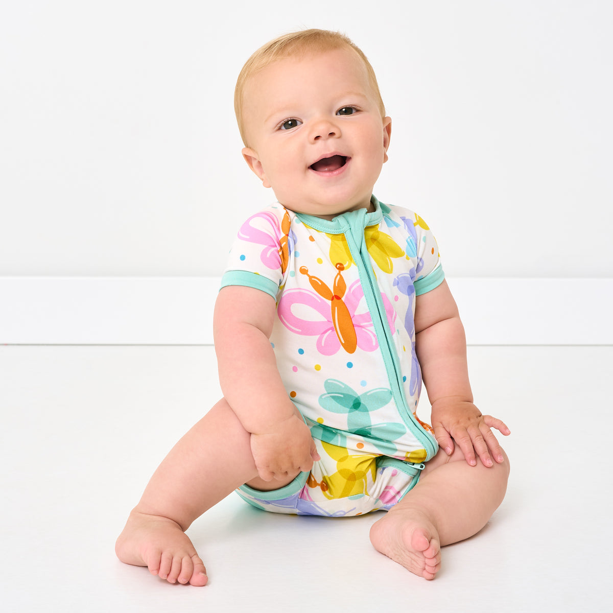 Balloon Bash Shorty Zippy | Little Sleepies