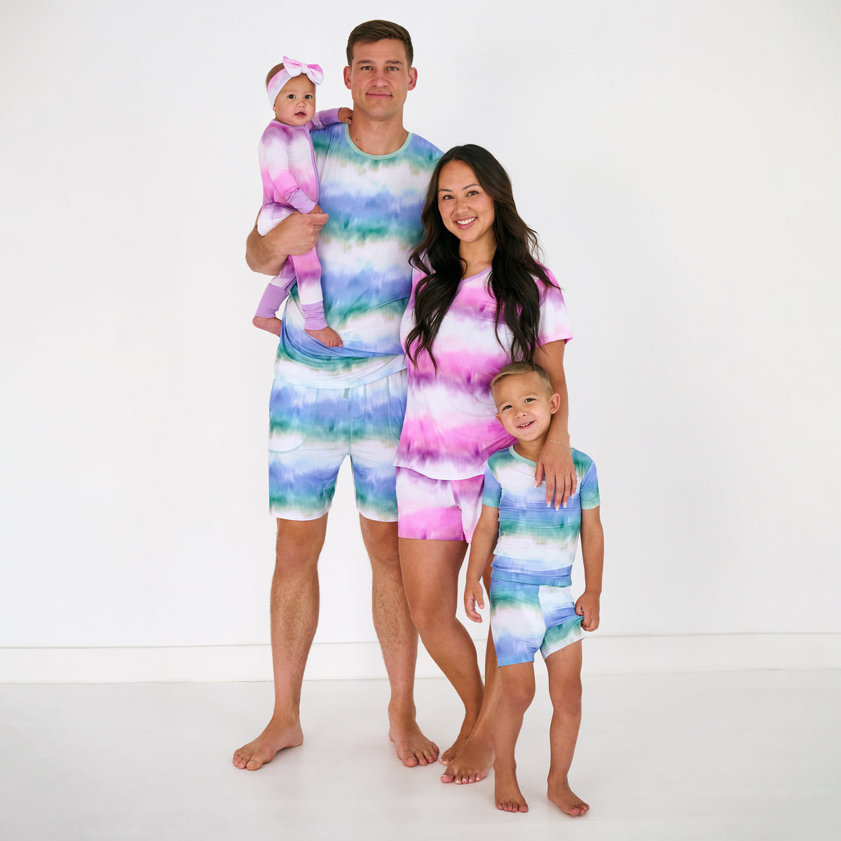 Blue Cosmic Mist Men's Pajama Shorts | Little Sleepies