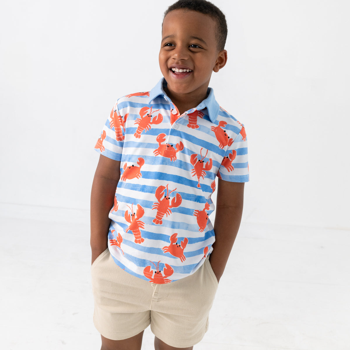 Crustacean Crew Polo Shirt – Little Sleepies