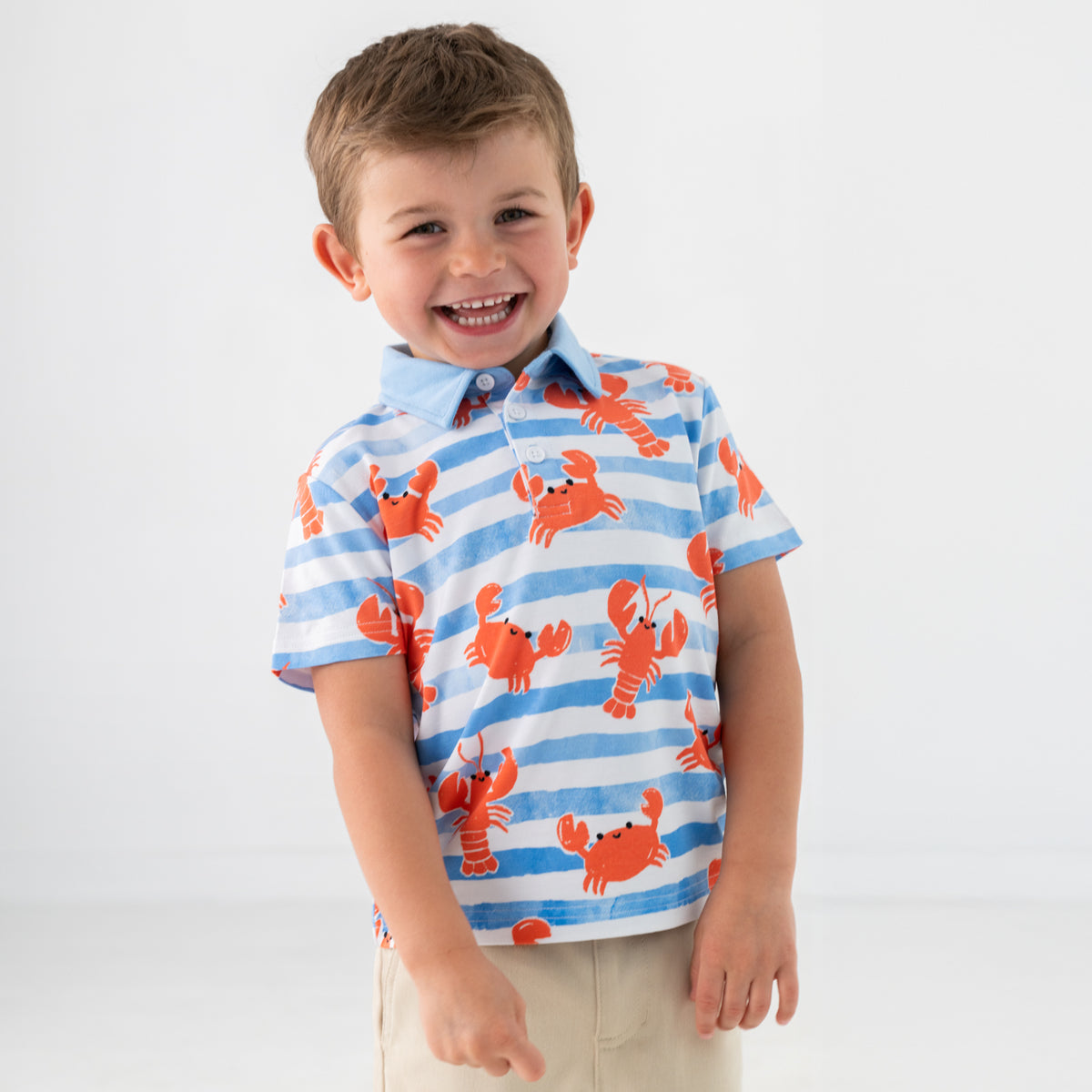 Crustacean Crew Polo Shirt – Little Sleepies