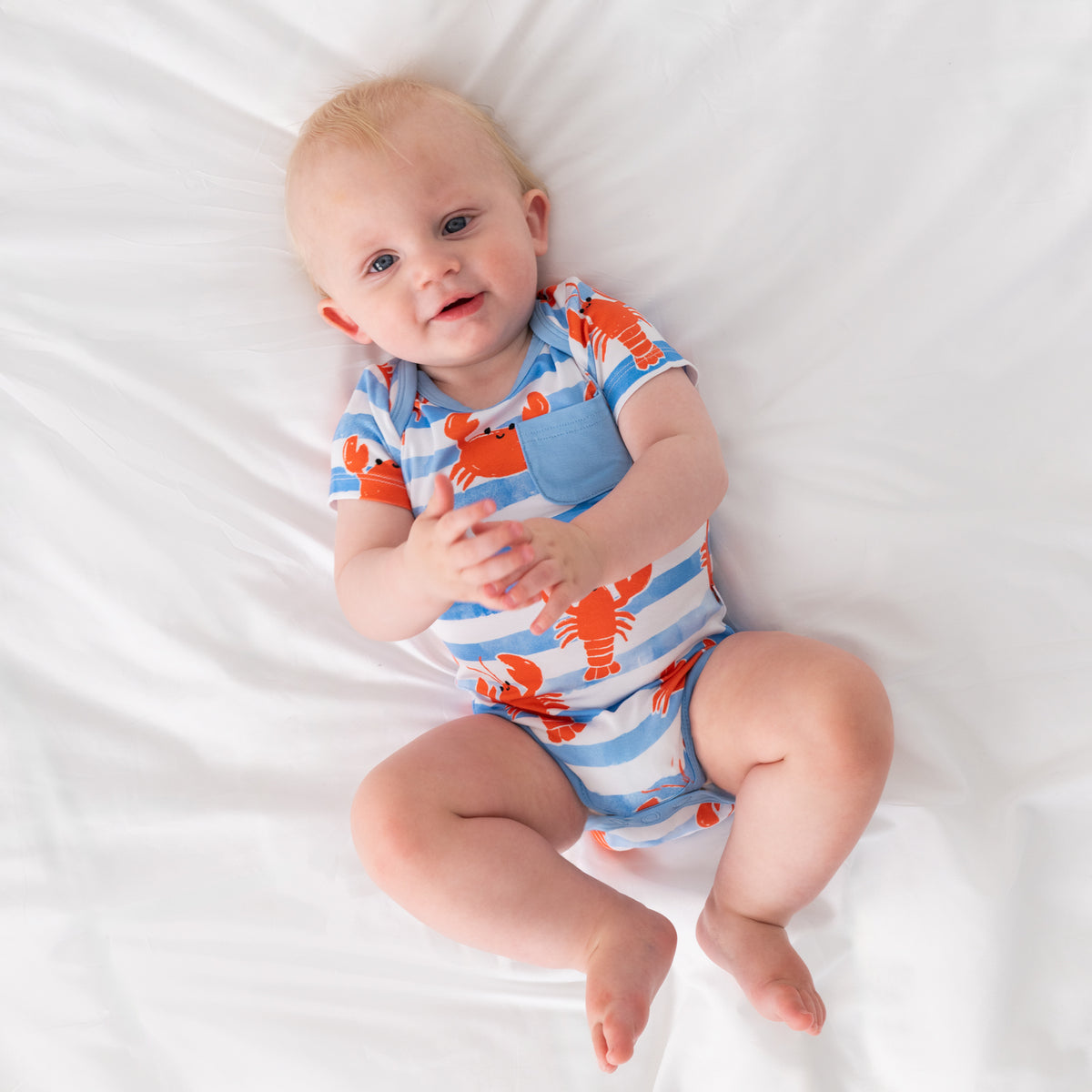 Crustacean Crew Pocket Bodysuit – Little Sleepies