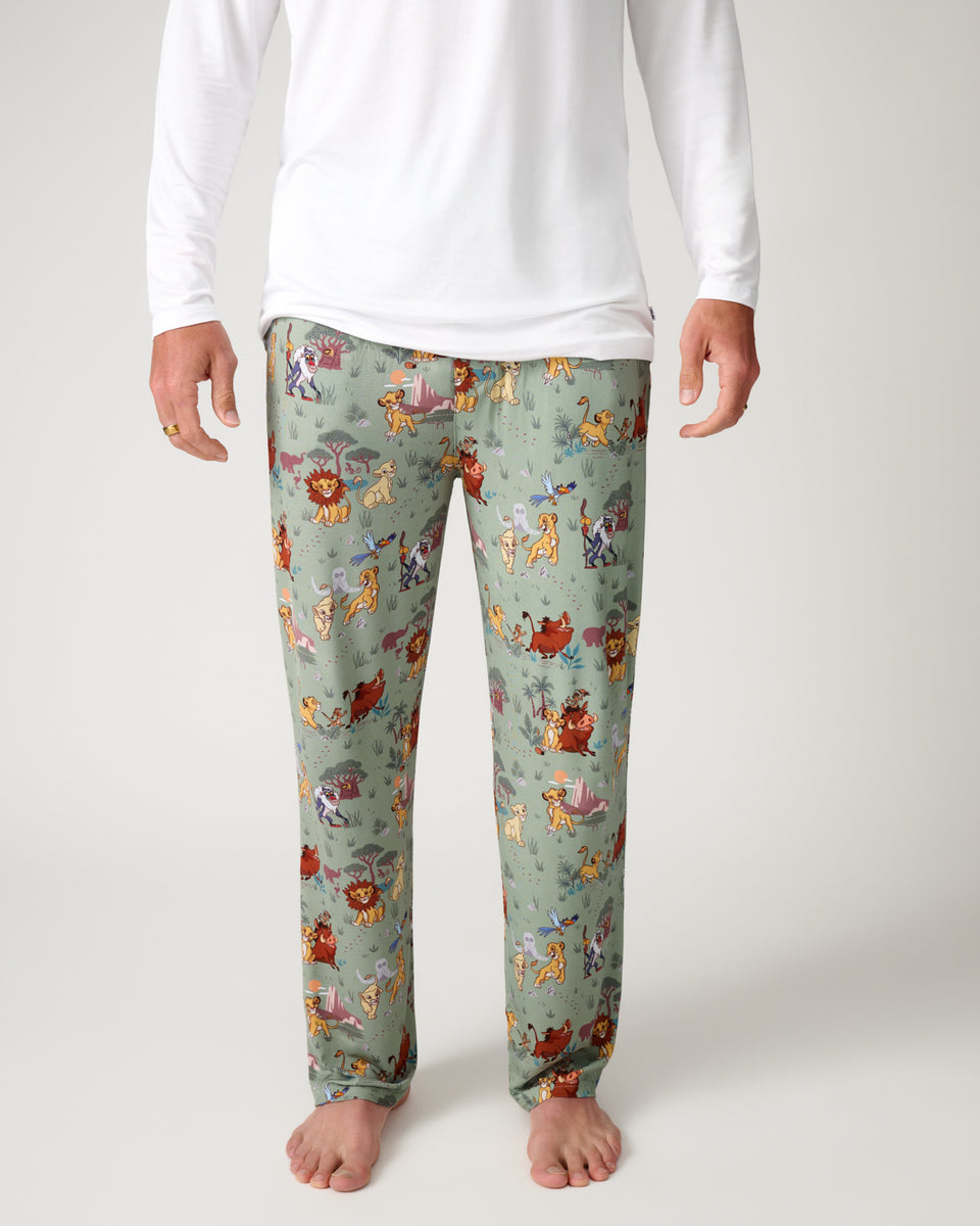 Disney Simba's Safari Men's Pajama Pants | Little Sleepies