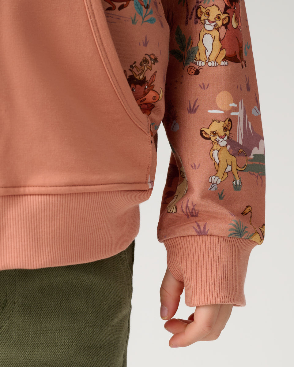 Disney Simba's Safari Zip Hoodie | Little Sleepies
