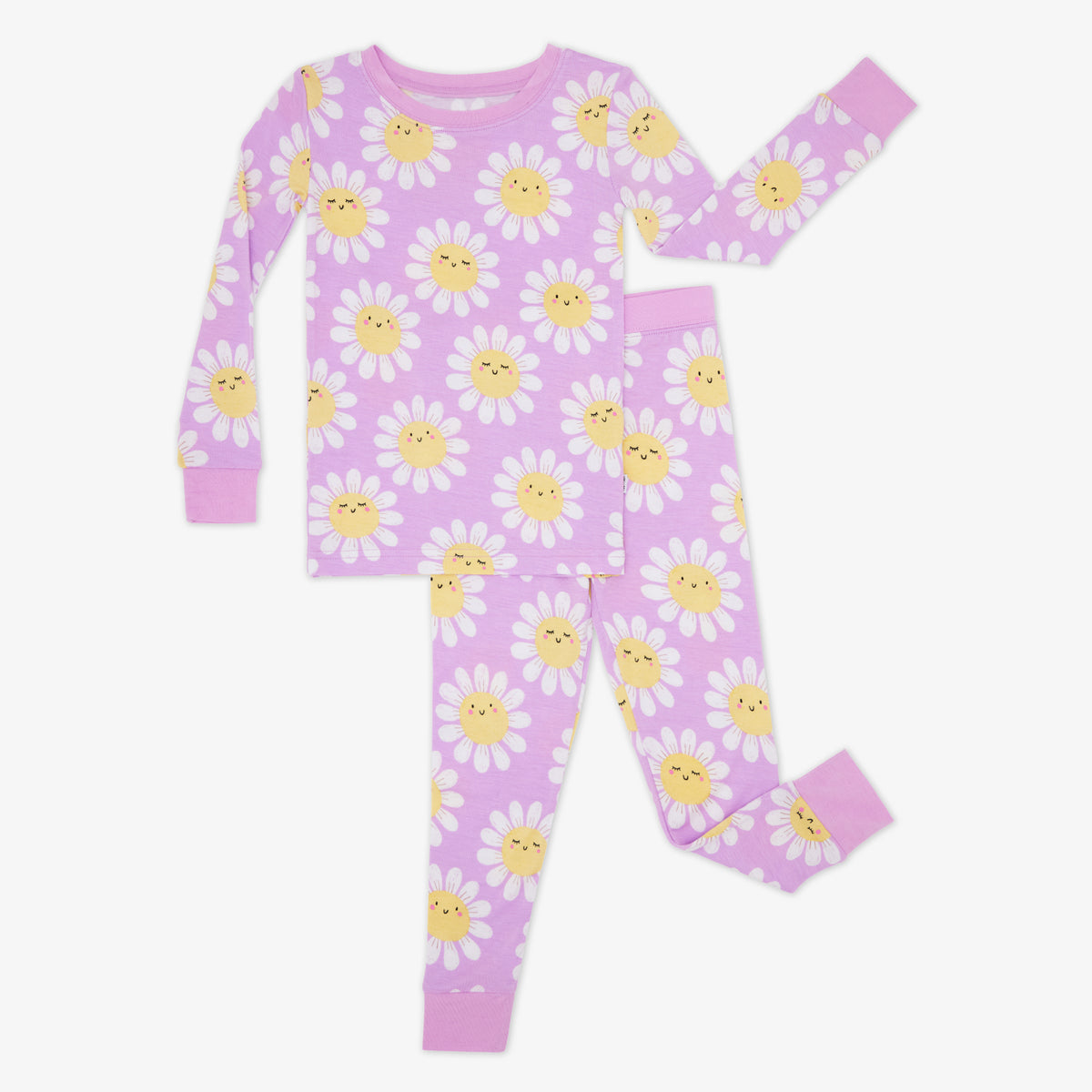 Flower Power Two-Piece Pajama Set - Little Sleepies