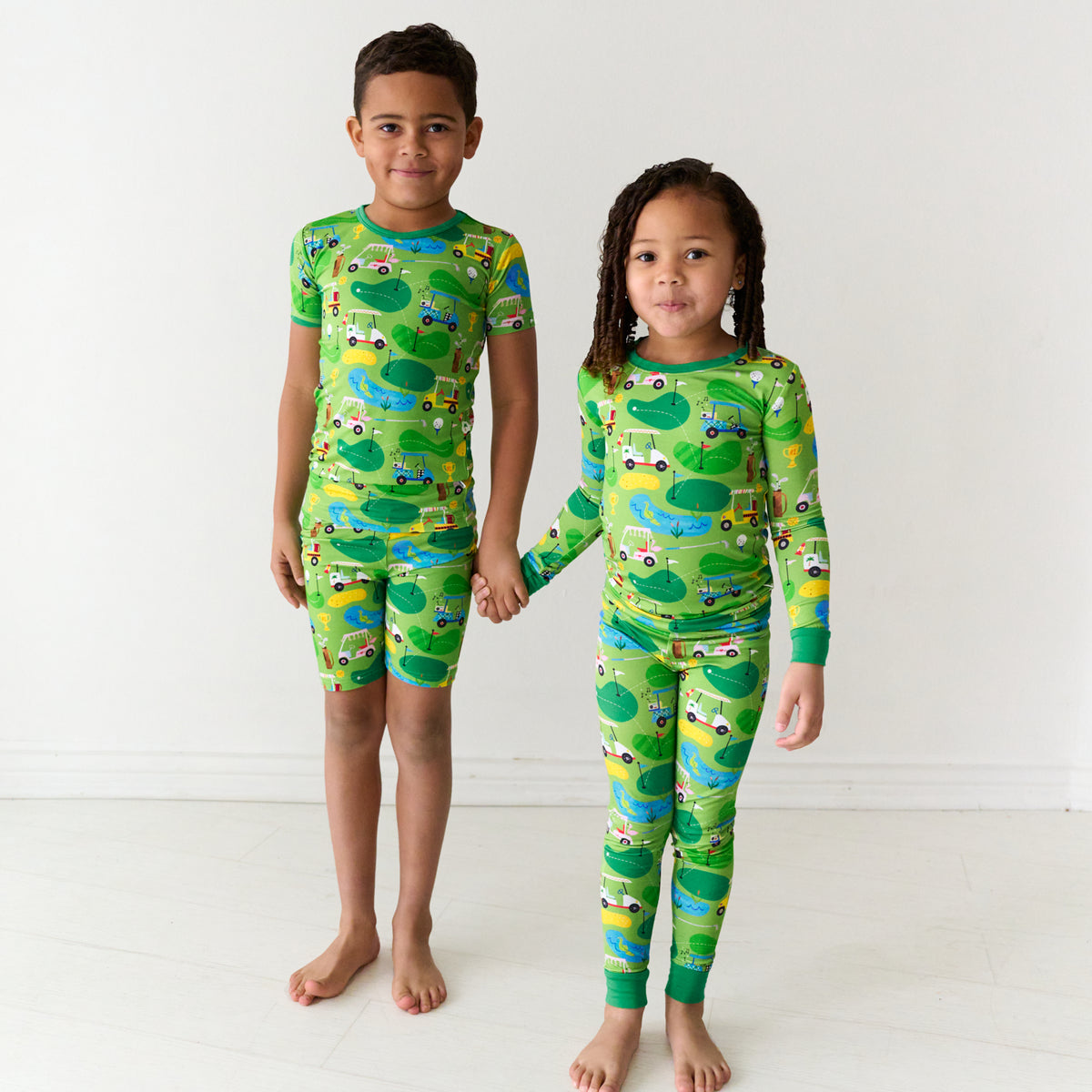 Fairway Fun Two-Piece Pajama Set - Little Sleepies