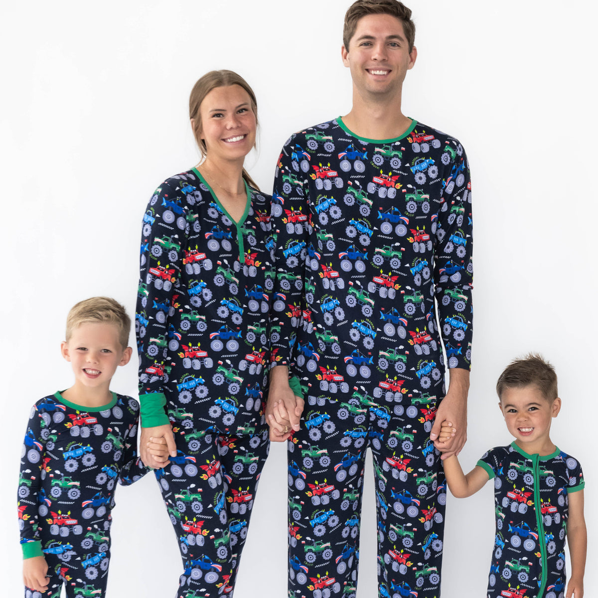 Monster Truck Madness Women's Pajama Top - Little Sleepies