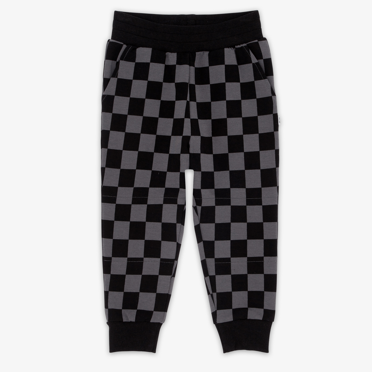Monochrome Checks Jogger - Little Sleepies