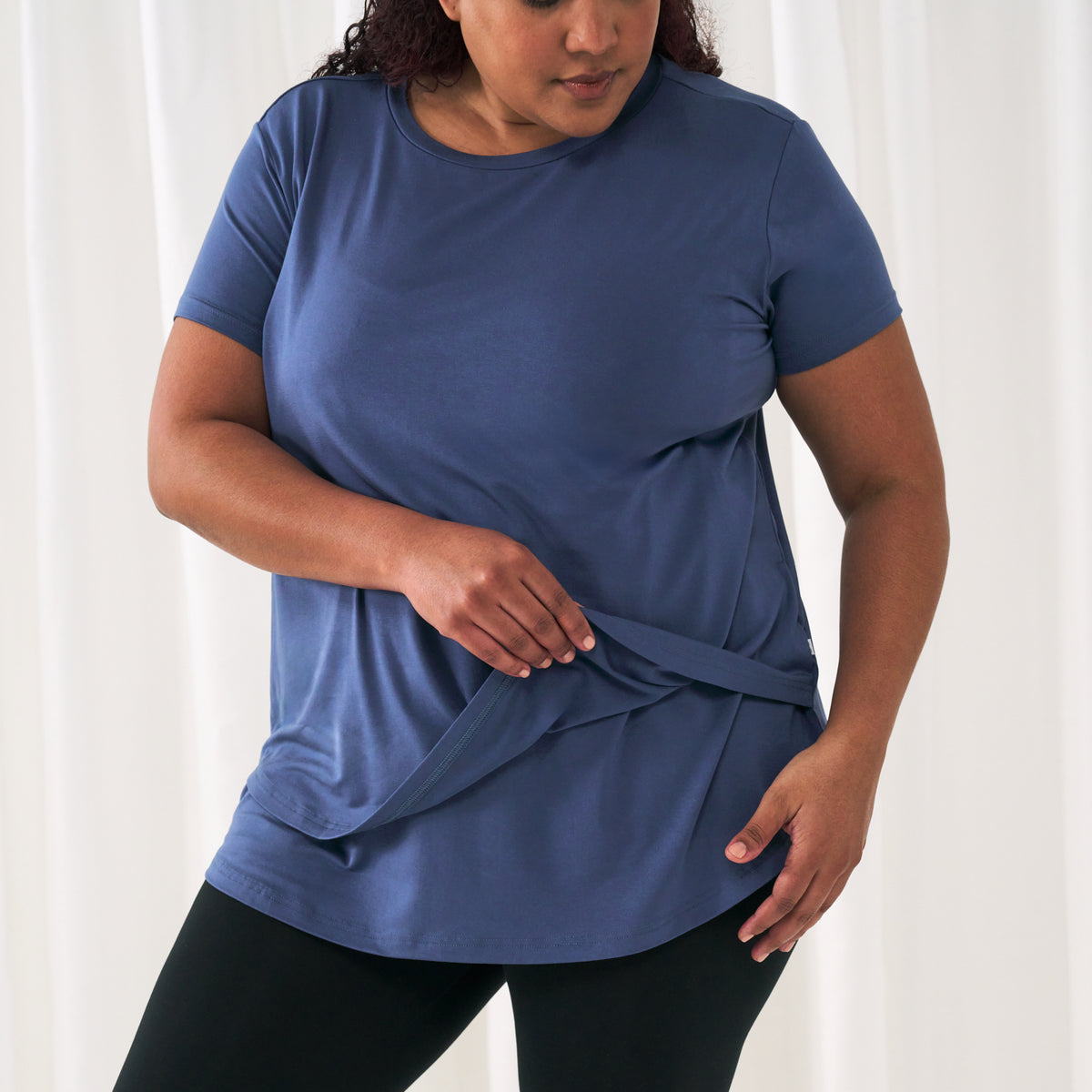Indigo Women's Nursing Top - Little Sleepies