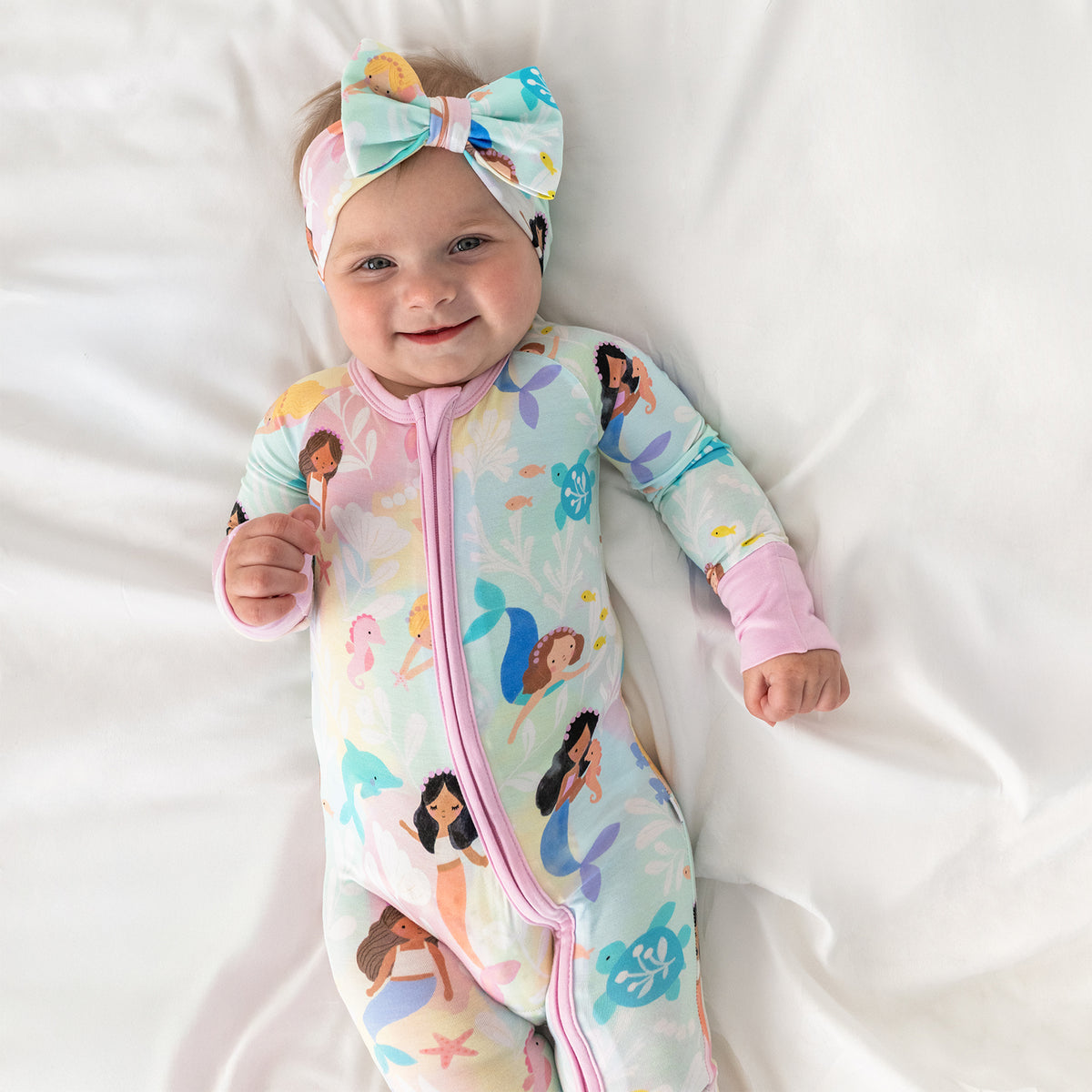 Mystic Mermaids Luxe Bow Headband – Little Sleepies