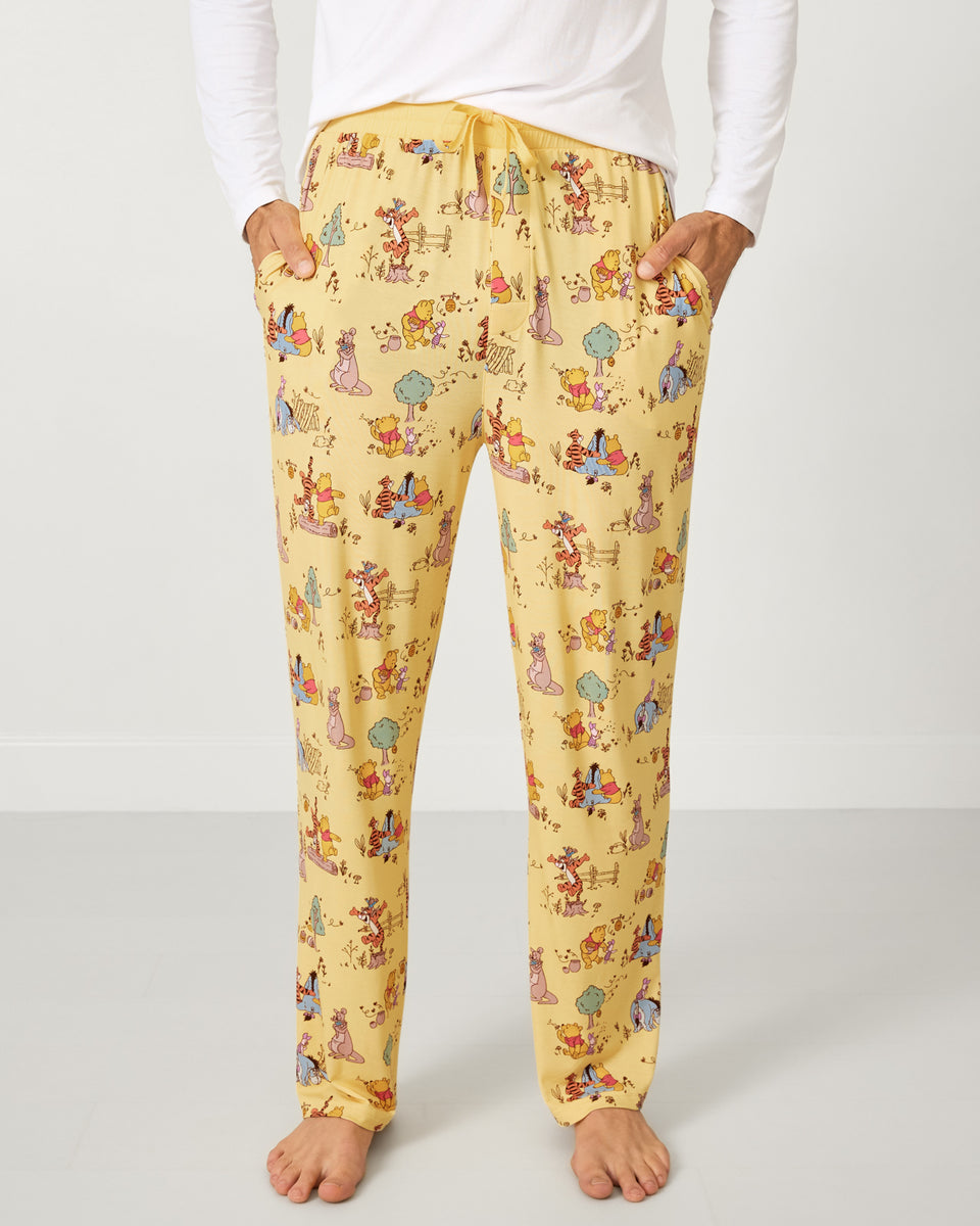 Disney Playtime With Pooh Men's Pajama Pants - Little Sleepies