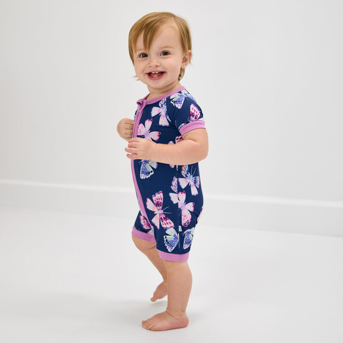 Royal Butterflies Shorty Zippy | Little Sleepies