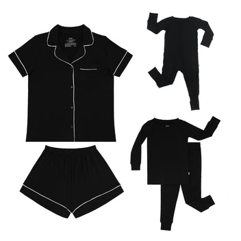 Black Women's Short Pajama Set - Little Sleepies
