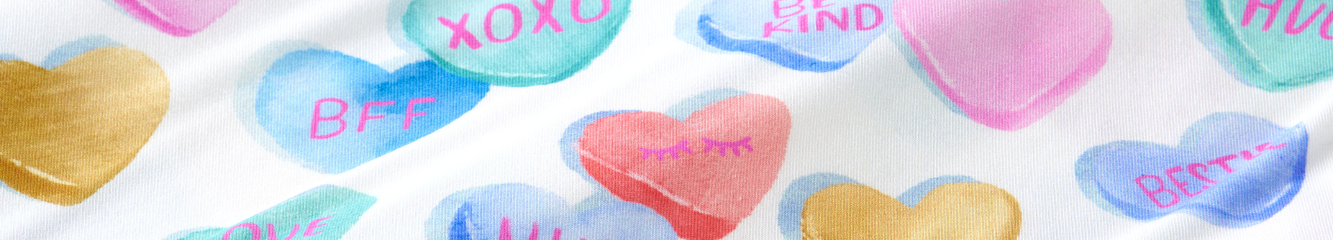 Family Matching Valentine’s Day PJs | Candy Pajamas | Little Sleepies