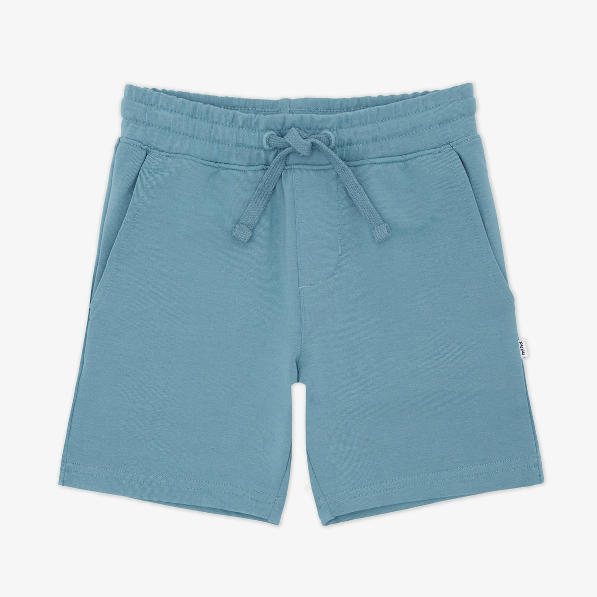 Dusk Blue Drawstring Shorts | Little Sleepies