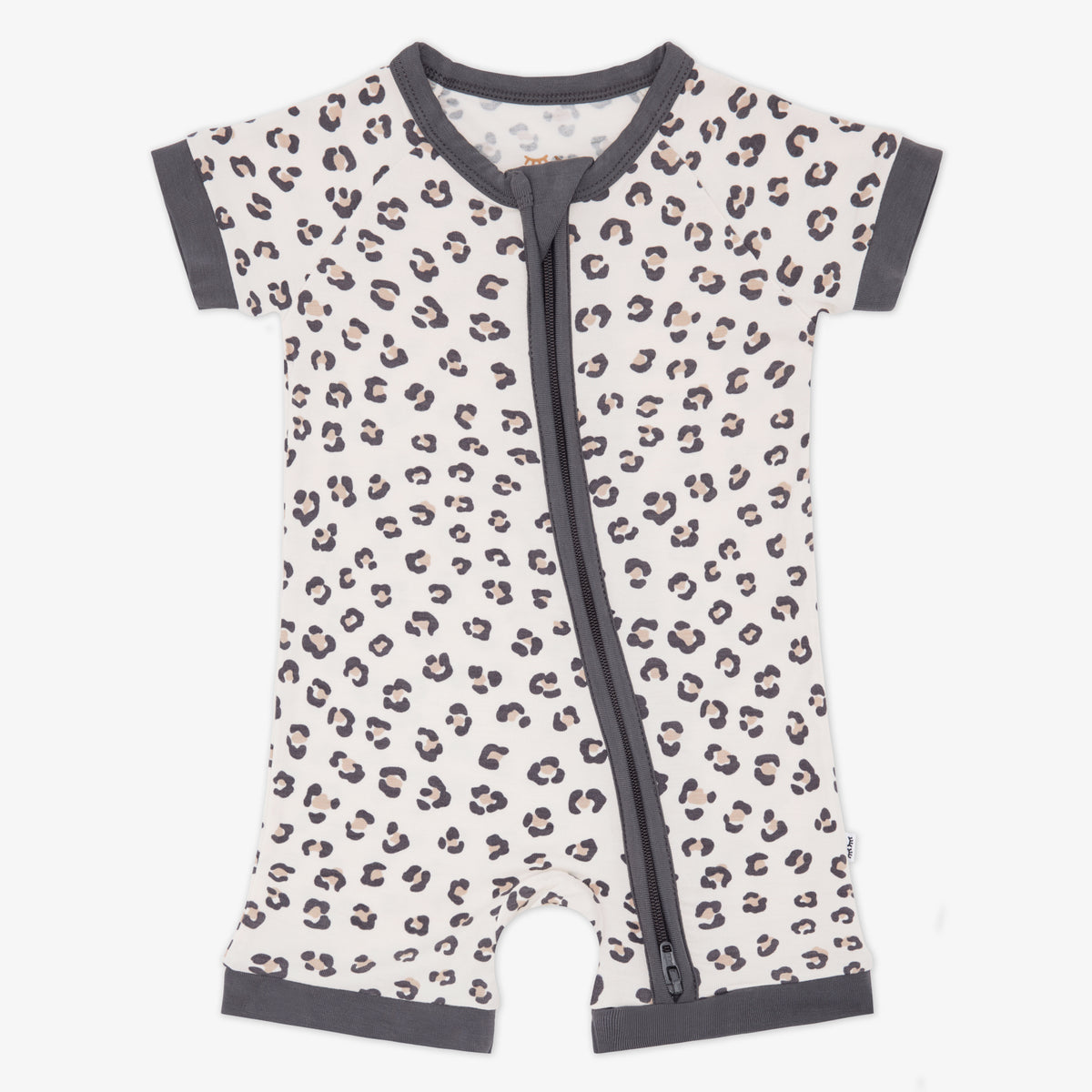 Luxe Leopard Shorty Zippy | Little Sleepies