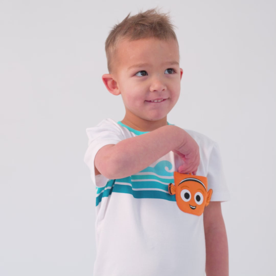 Pixar Nemo Relaxed Pocket Tee – Little Sleepies