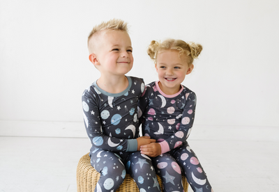 Matching Sibling Pajama Sets | Playful Solids & Prints – Little Sleepies