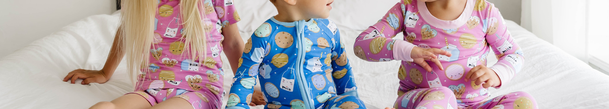 Matching Sibling Pajama Sets | Playful Solids & Prints – Little Sleepies