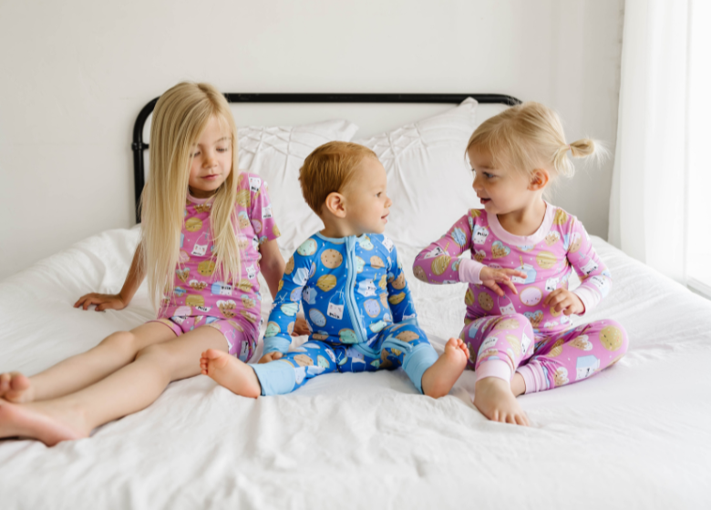 Matching Sibling Pajama Sets | Playful Solids & Prints – Little Sleepies